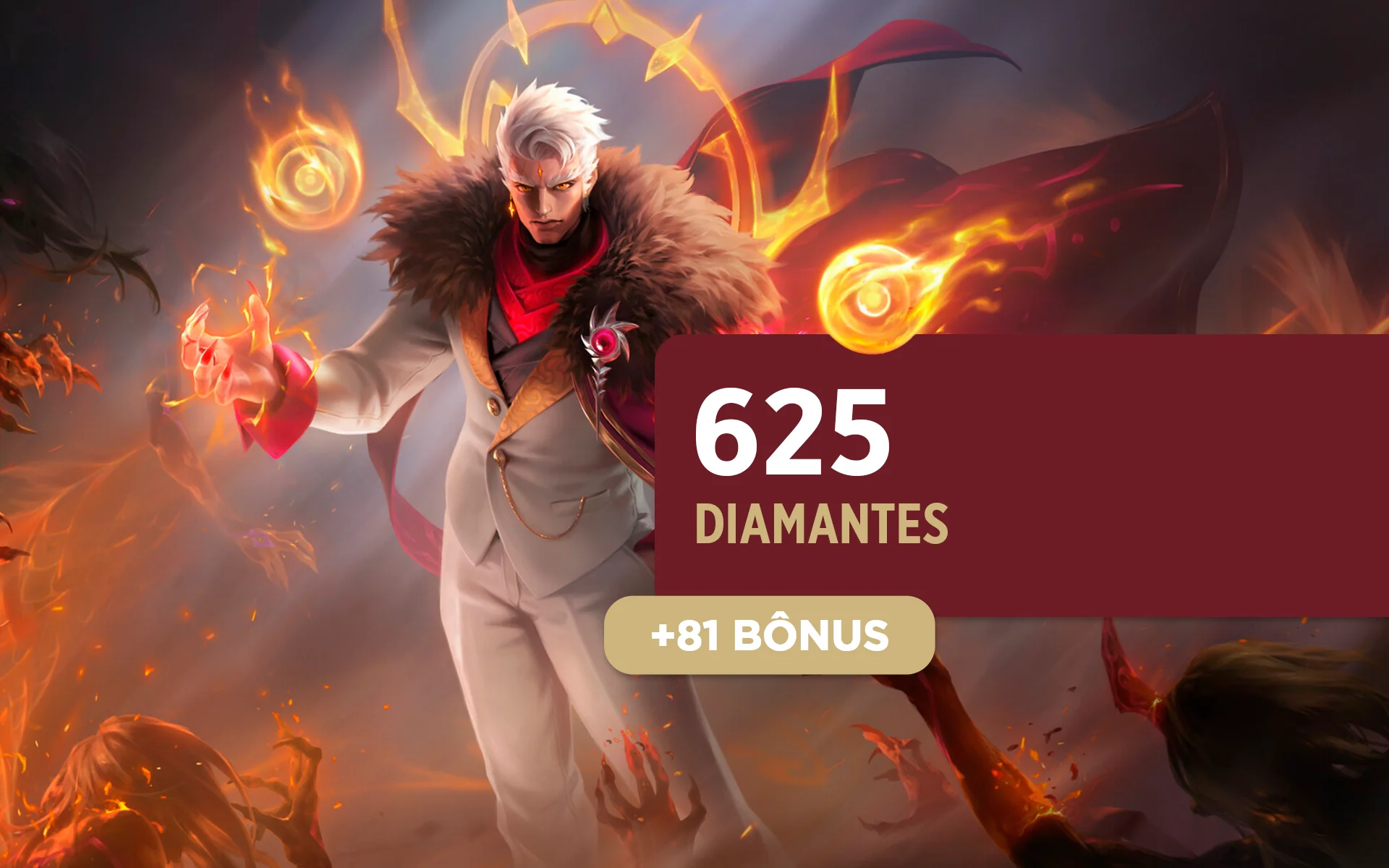 Mobile Legends - 625 Diamantes + 81 Bônus - Promocional [Exclusivo ...